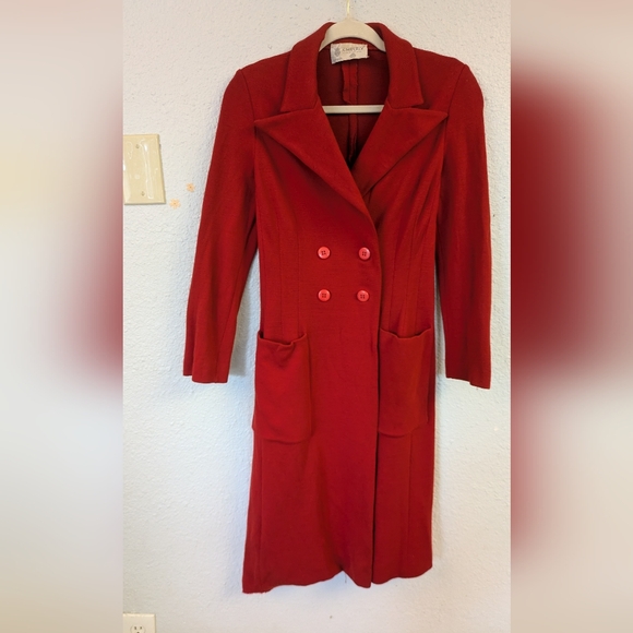 Kimberly | Jackets & Coats | 96s Mod Double Breasted Duster Coat | Poshmark